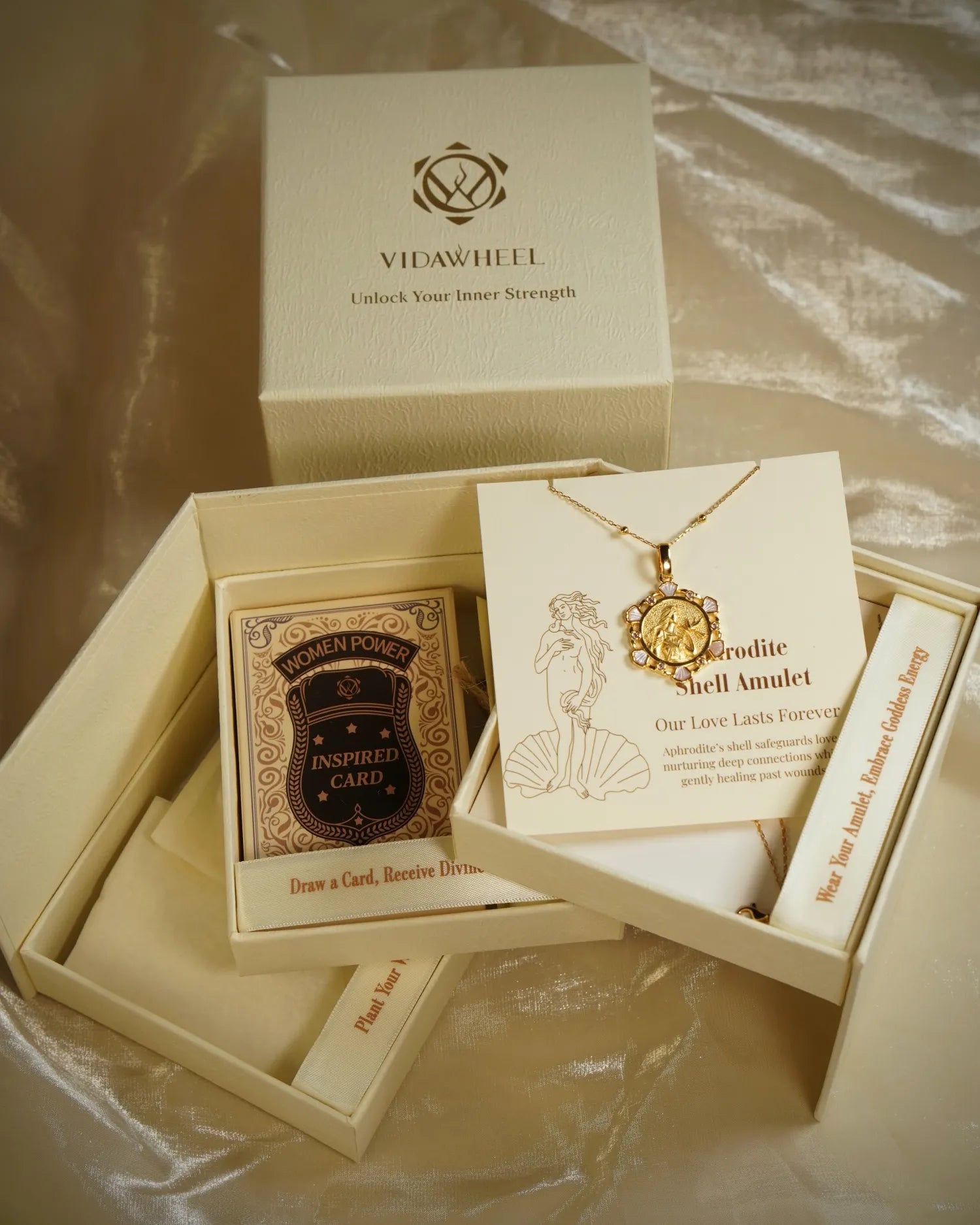 Aphrodite Shell Amulet – VidaWheel: Empowered by Goddess, Shape your ...