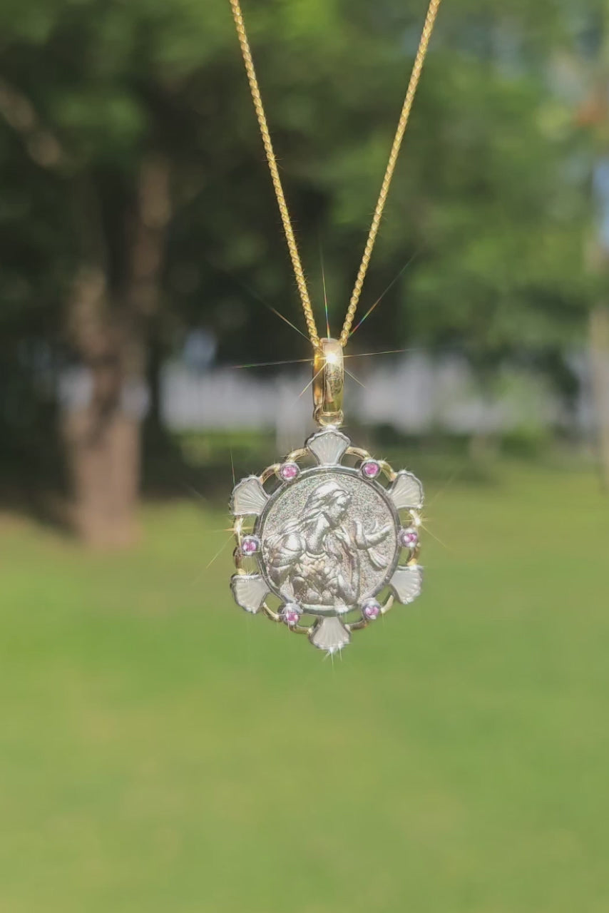 Aphrodite Shell Necklace-Silver – VidaWheel: Empowered by Goddess ...